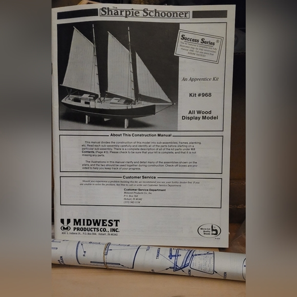 Midwest Products, Inc | Other | The Sharpie Schooner Model Kit | Poshmark